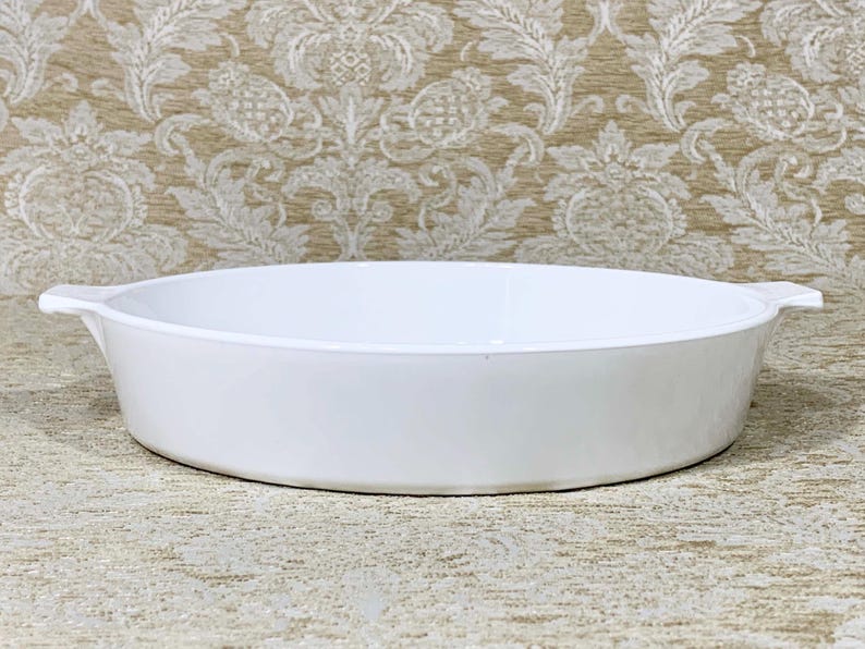 Vintage White Corning Ware Buffet Server Skillet - Etsy