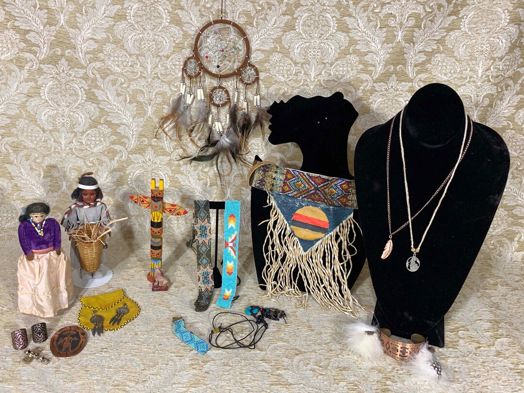 Collection of Native American Decor and Jewelry - Etsy