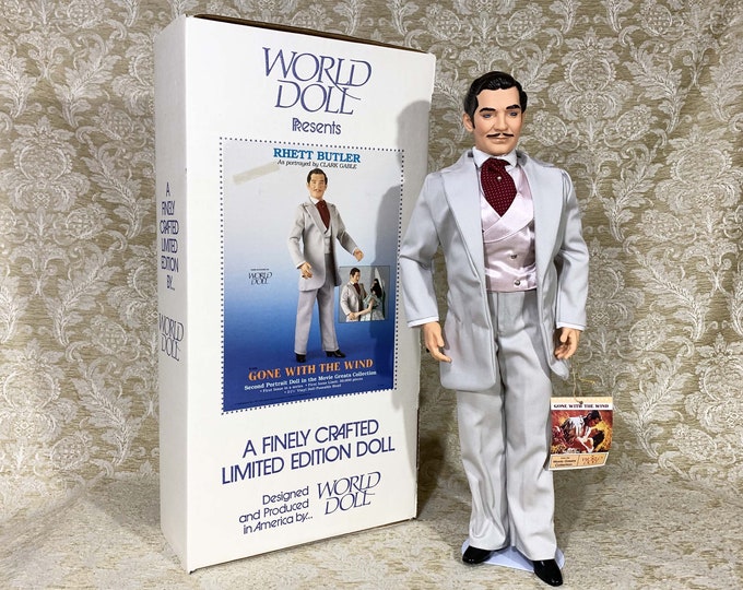 Vintage World Doll Rhett Butler as Portrayed by Clark Gable - Etsy