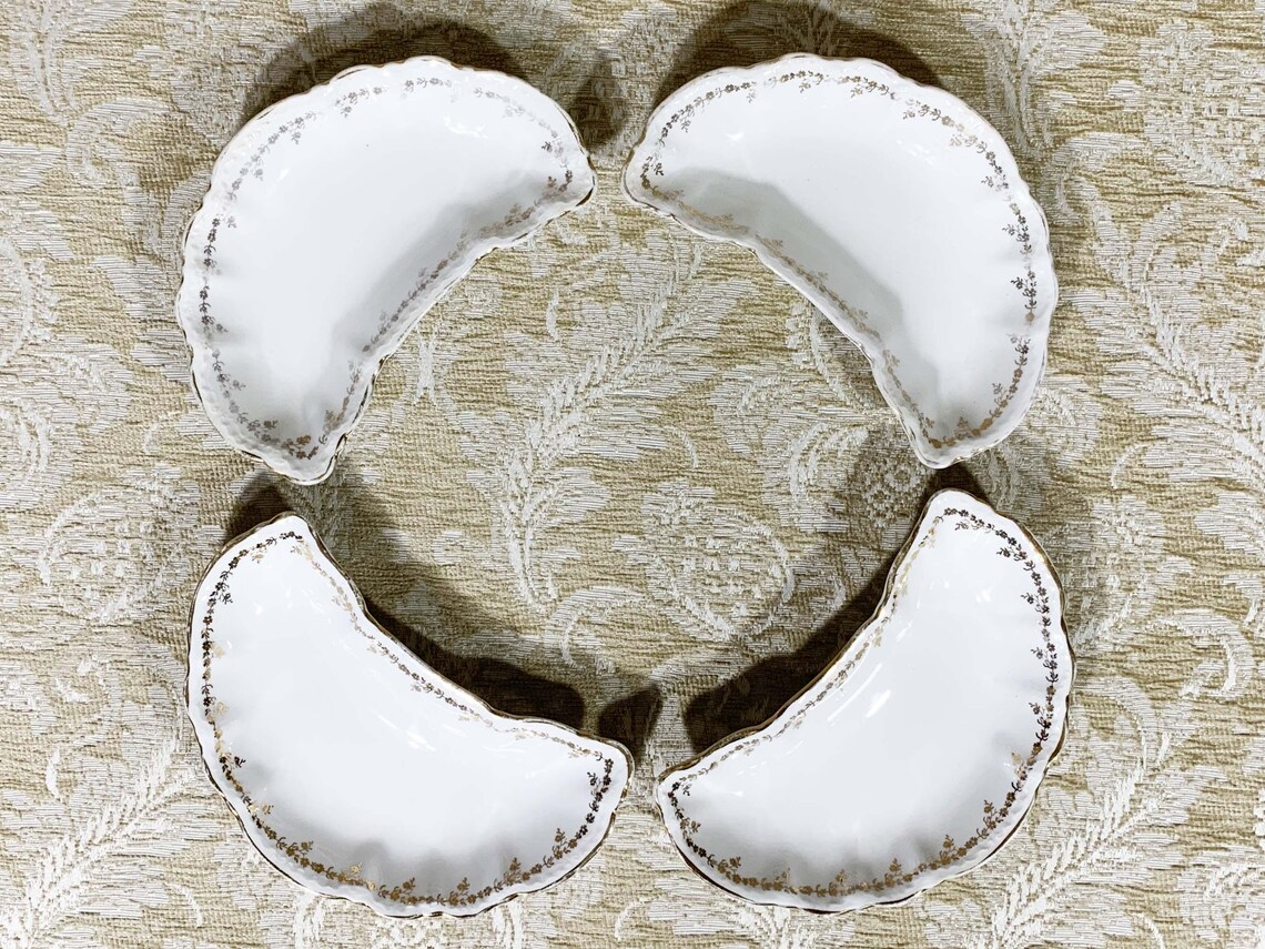 Vintage Set of 4 Homer Laughlin Bone Dishes or Small Salad Plates - Etsy