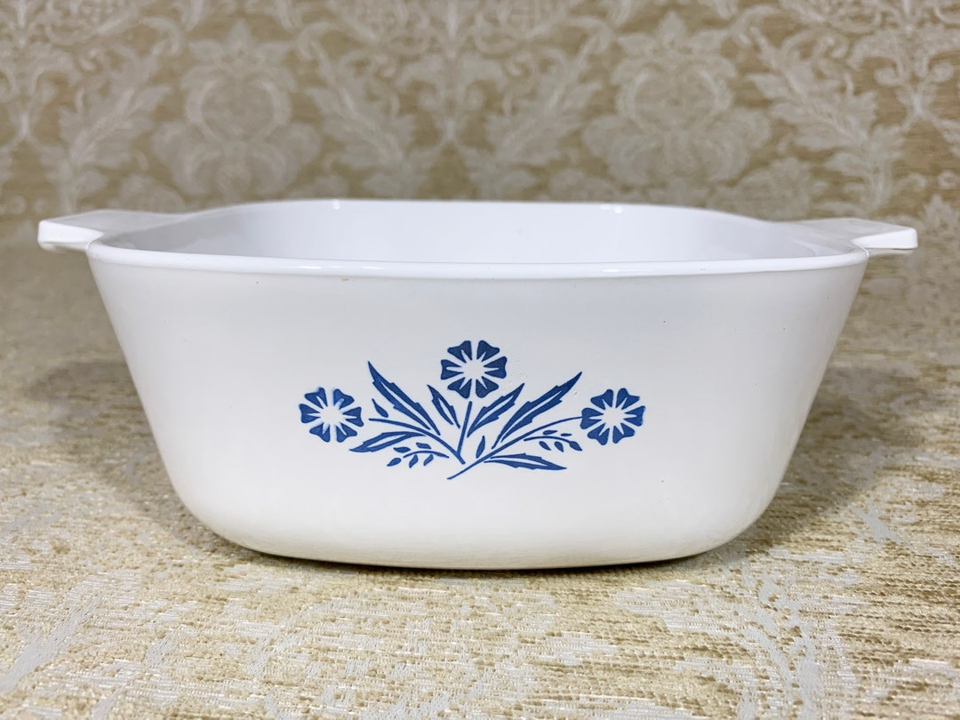 1970s 1-1/2 Quart Cornflower Blue Corningware Casserole Dish - Etsy