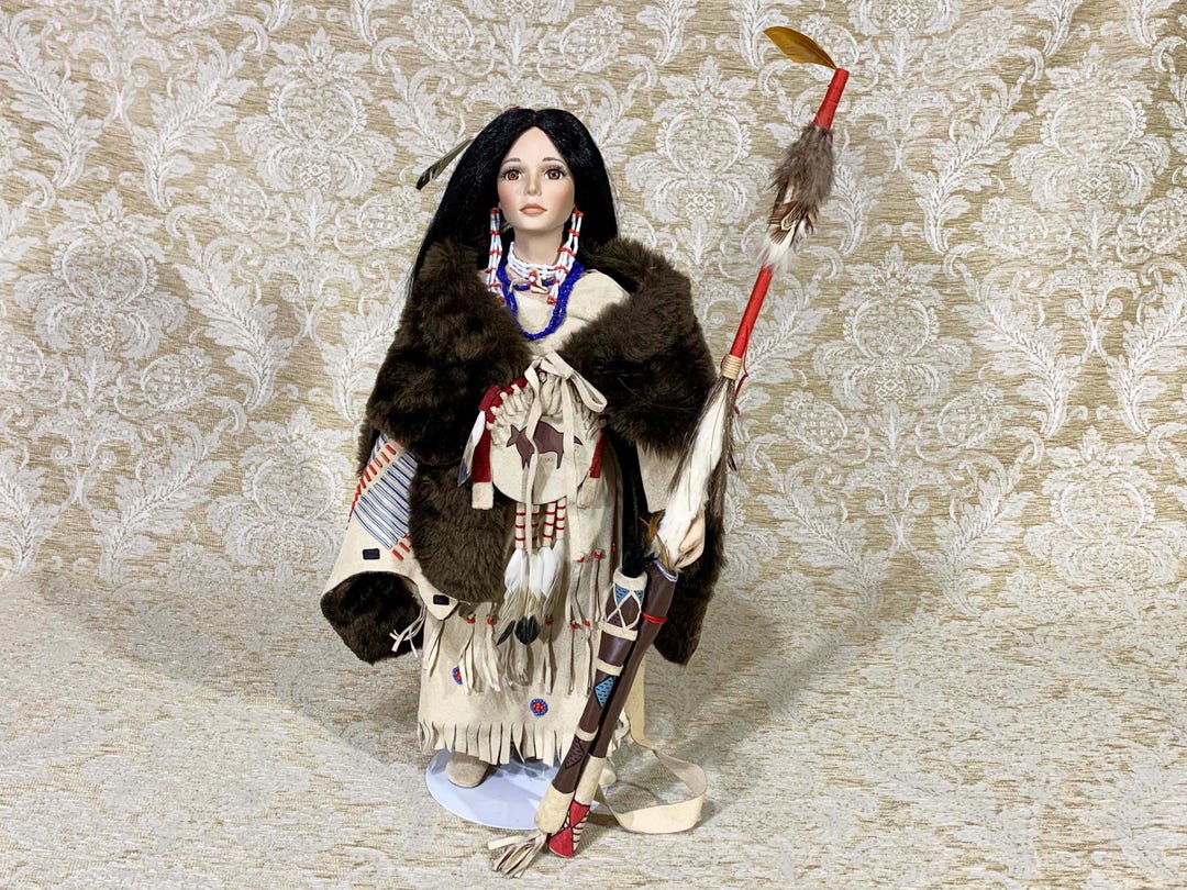 Native American Doll From "the Hamilton Collection" - Etsy