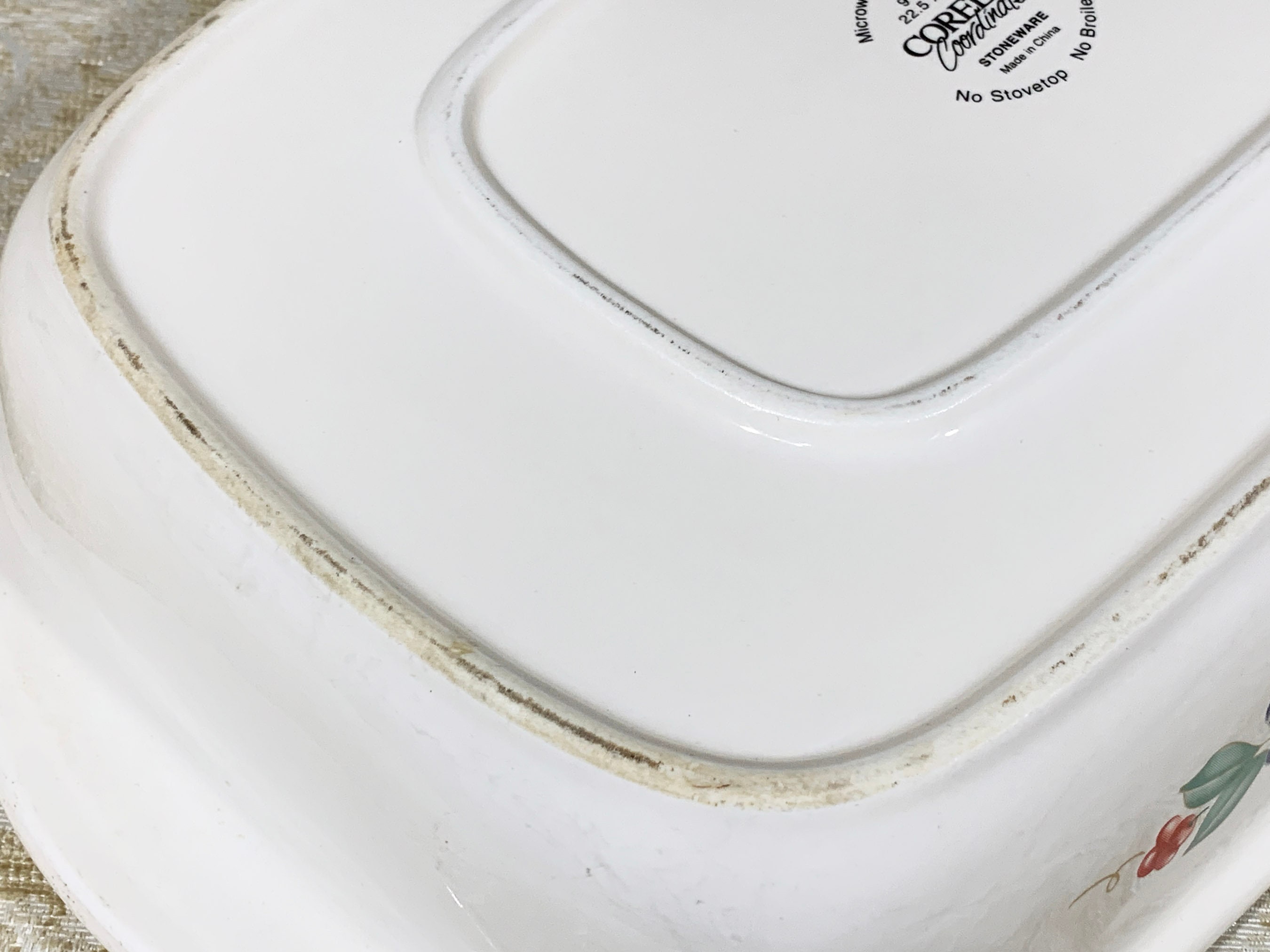 Corelle Coordinates Stoneware abundance Pattern 9 X 13 Inch Baking Dish ...