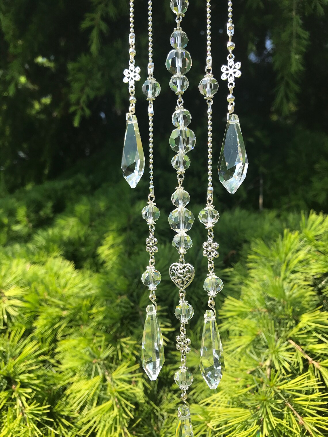 Unique Crystal Window Decoration Suncatcher Chandelier Hanging, Sun ...