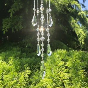 Unique Crystal Window Decoration Suncatcher Chandelier Hanging, Sun ...