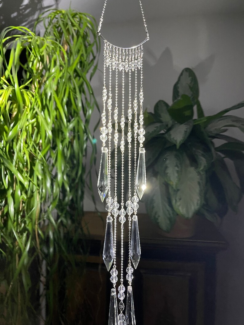 Unique Crystal Window Decoration Suncatcher Chandelier - Etsy