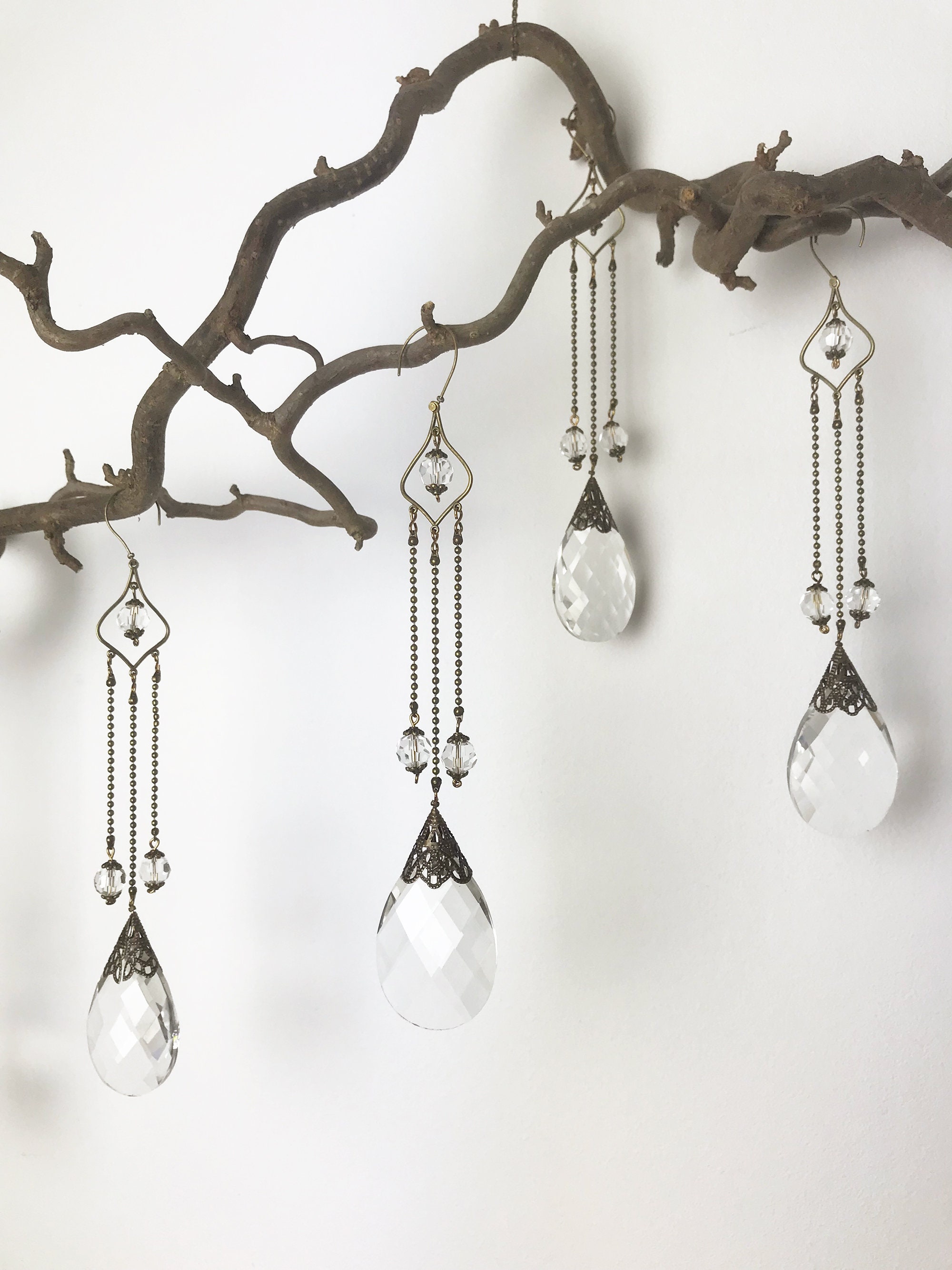 6-set Unique Crystal Decor Hangings Suncatcher Crystals for - Etsy