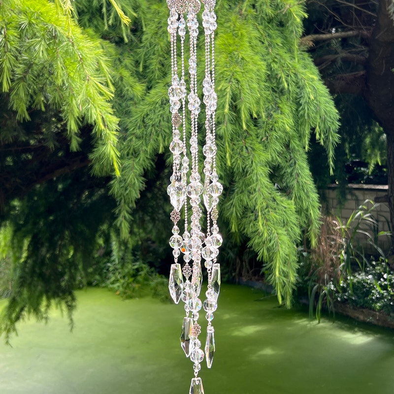 Bead Strand Window Crystal Pendant - Etsy