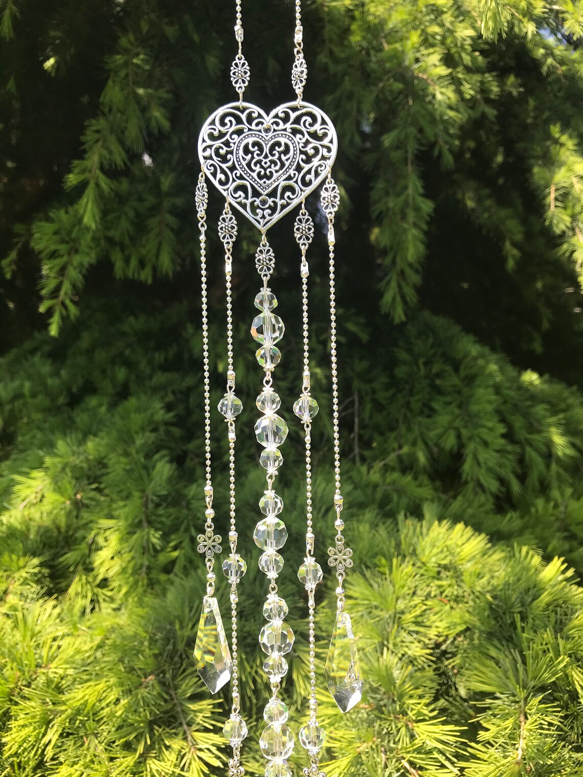 Unique Crystal Window Decoration Suncatcher Chandelier Hanging, Sun ...