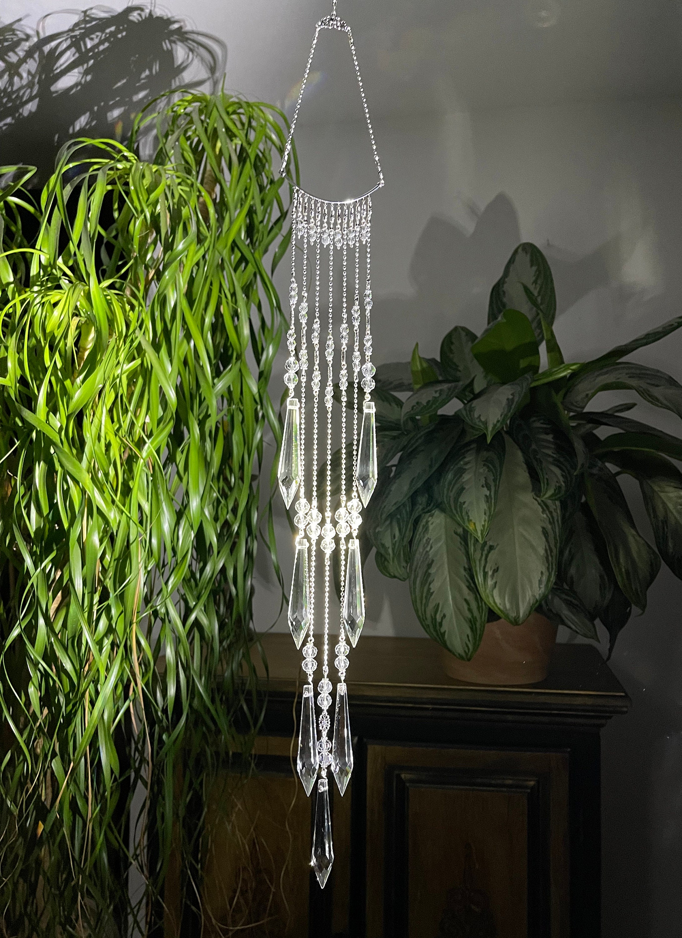 Unique Crystal Window Decoration Suncatcher Chandelier - Etsy