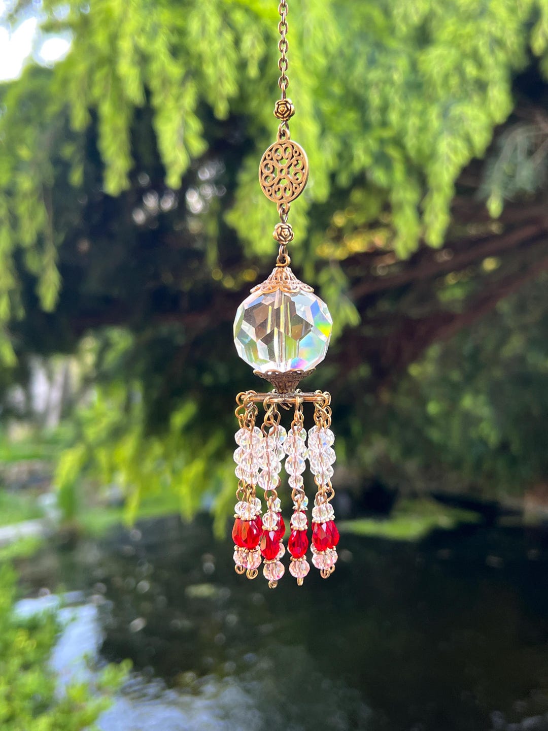 Crystal Suncatcher Spinner: Rainbow Maker Window Decor - Etsy