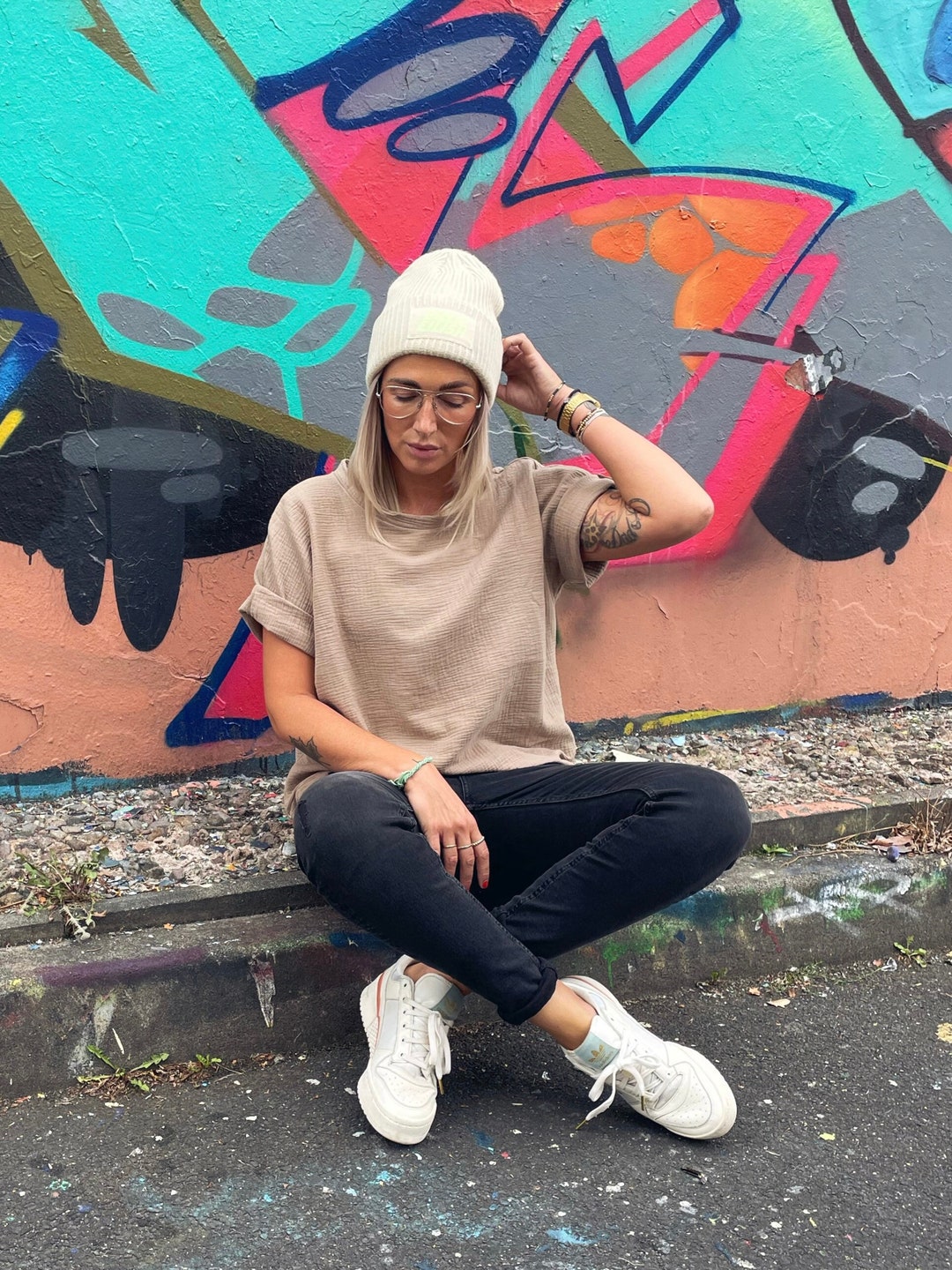 T-shirt LIDA Caramel - Etsy