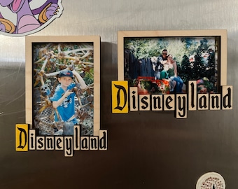 Disneyland Sign Photo Frame Ornament With Personalization - Etsy