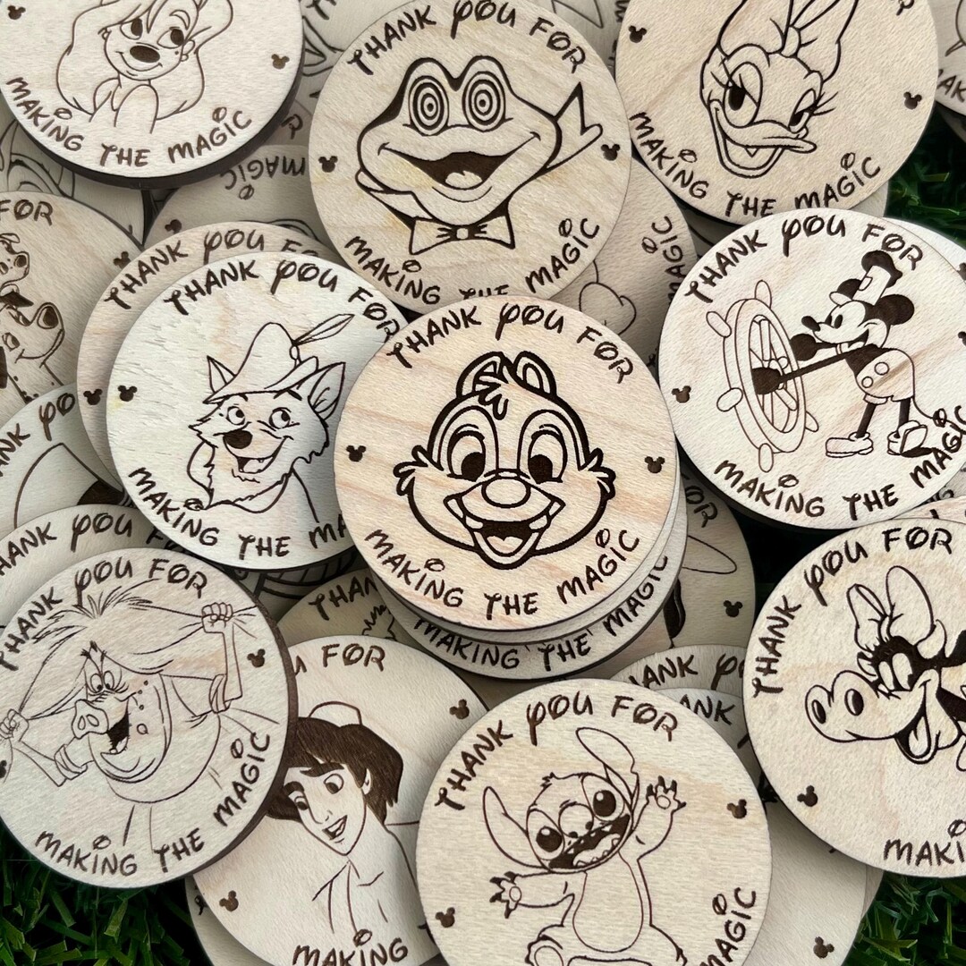 Cast Member Appreciation Tokens-double Sided - Etsy