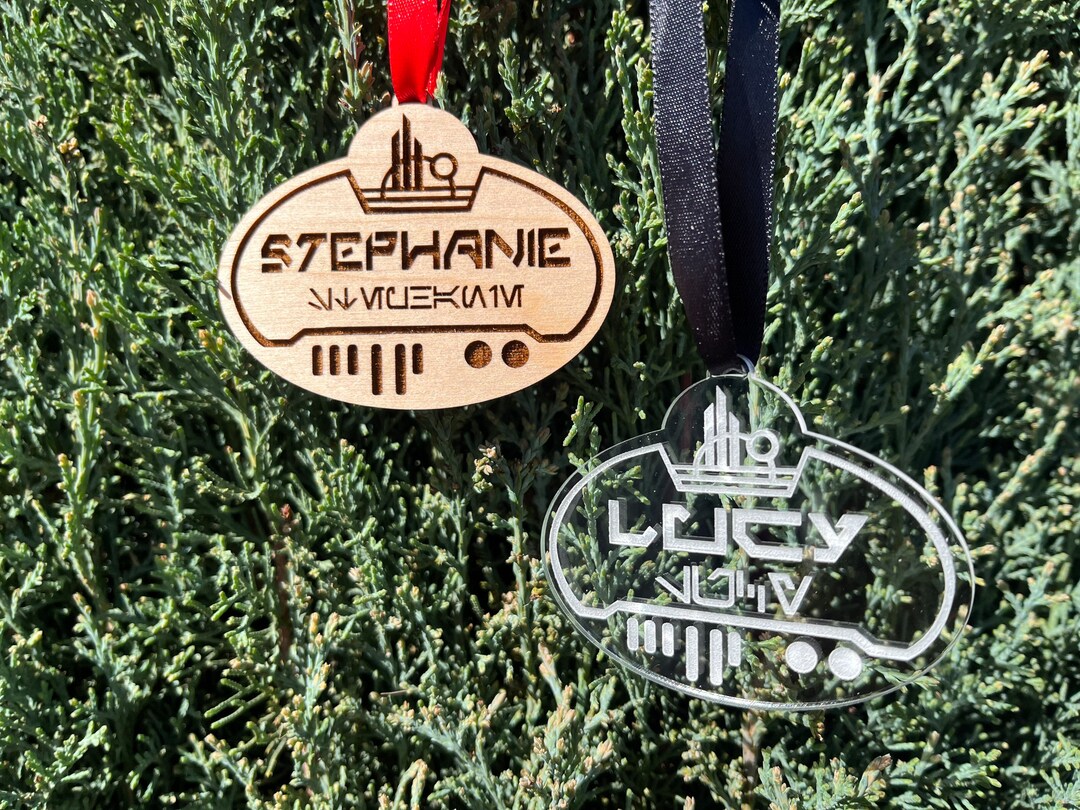 Galaxy’s Edge Custom Name Tag Ornament - Etsy