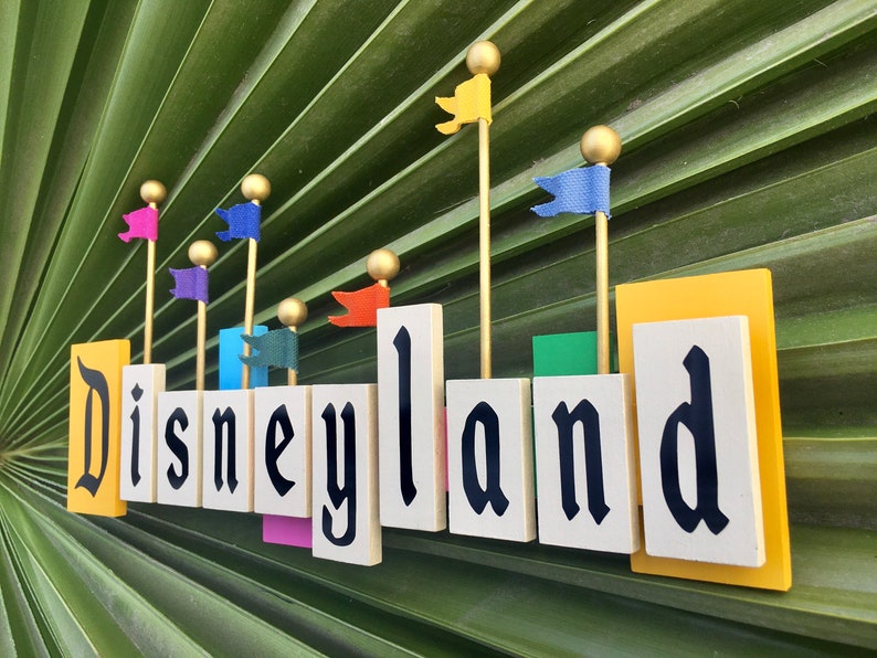 Vintage Disneyland Entrance Sign 12 - Etsy