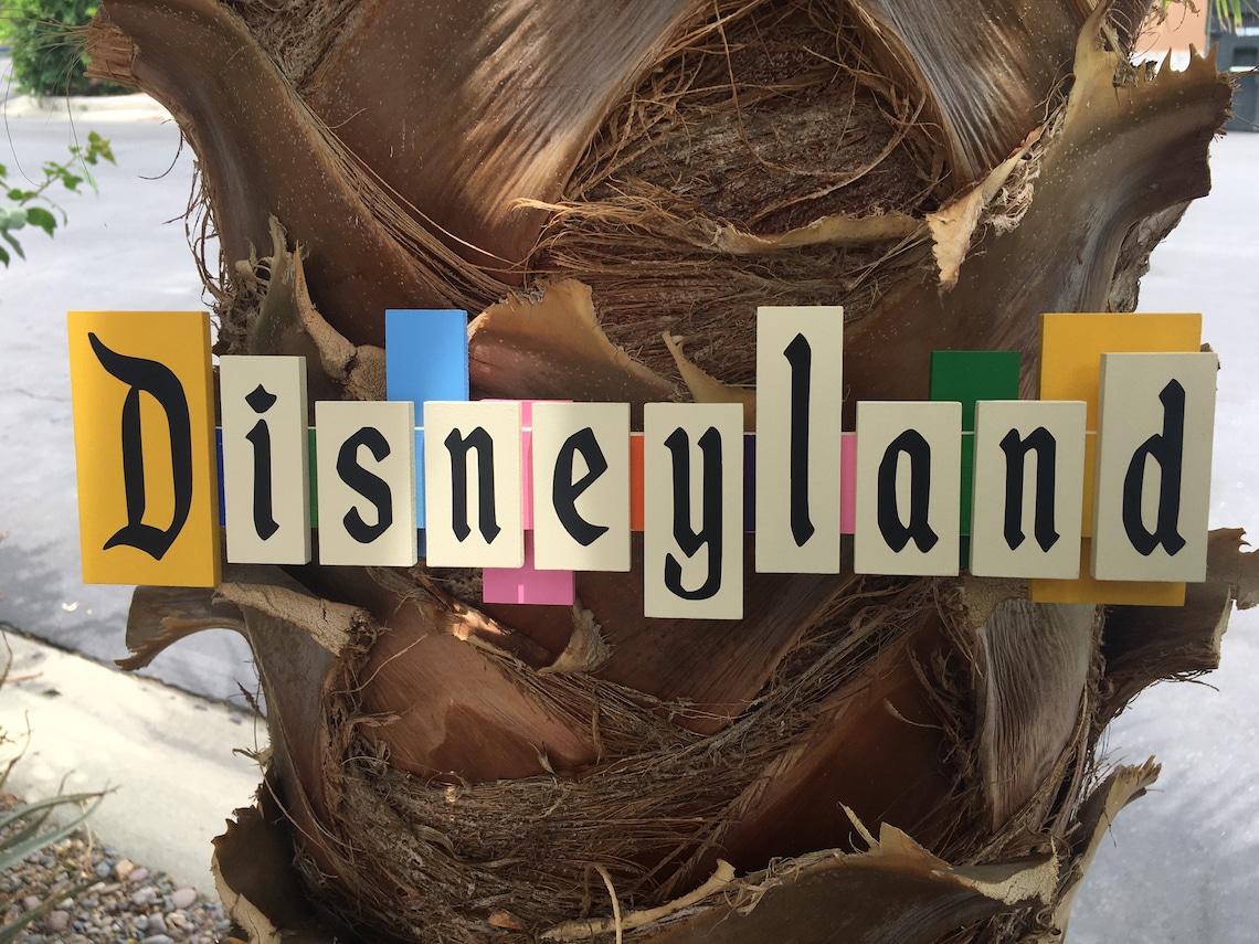 Vintage Disneyland Entrance Sign 12 - Etsy