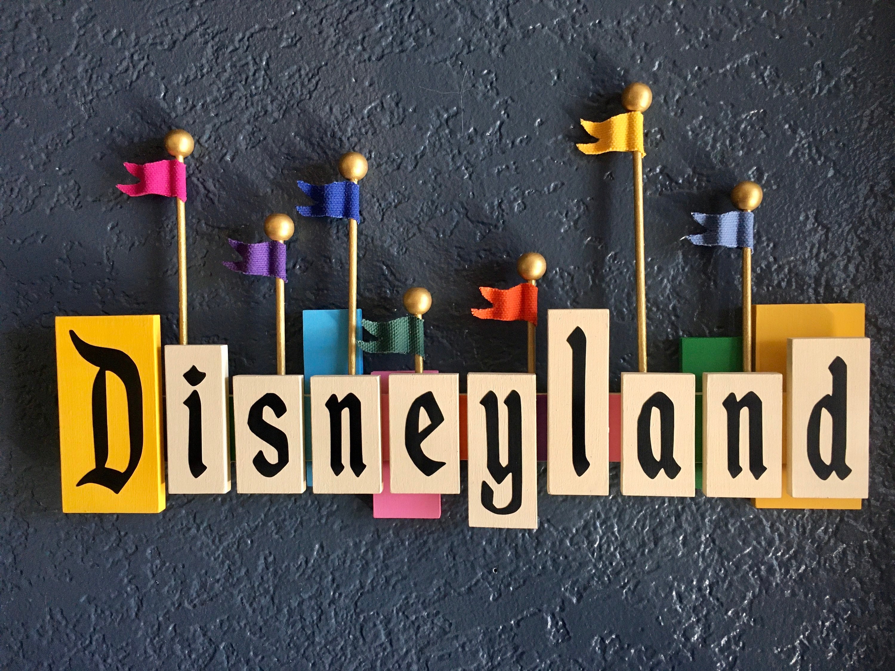 Vintage Disneyland Entrance Sign 12 - Etsy