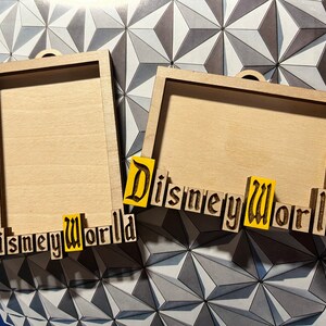 Disneyworld Sign Photo Frame Ornament With Personalization Option - Etsy
