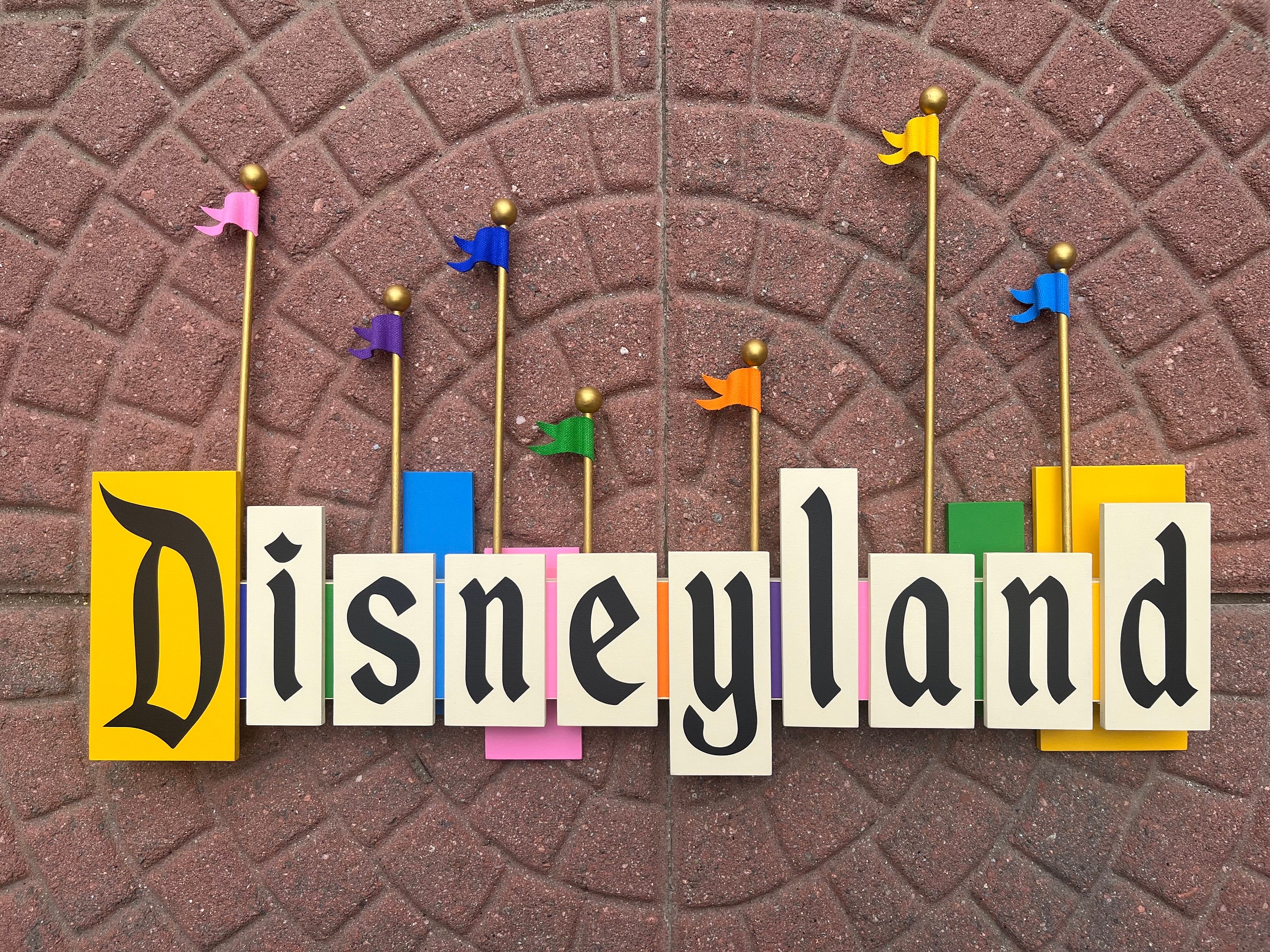 Cartello Vintage Disneyland