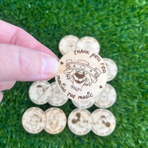 Cast Member Appreciation Tokens-double Sided - Etsy