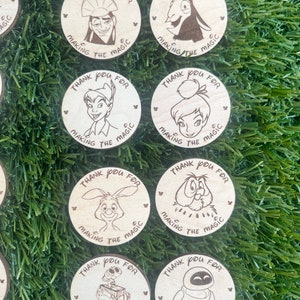 Cast Member Appreciation Tokens-double Sided - Etsy
