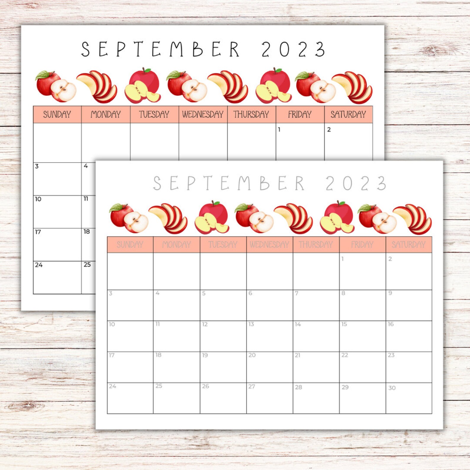 September 2023 Calendar Printable Pdf Calendar Traceable Calendar for ...