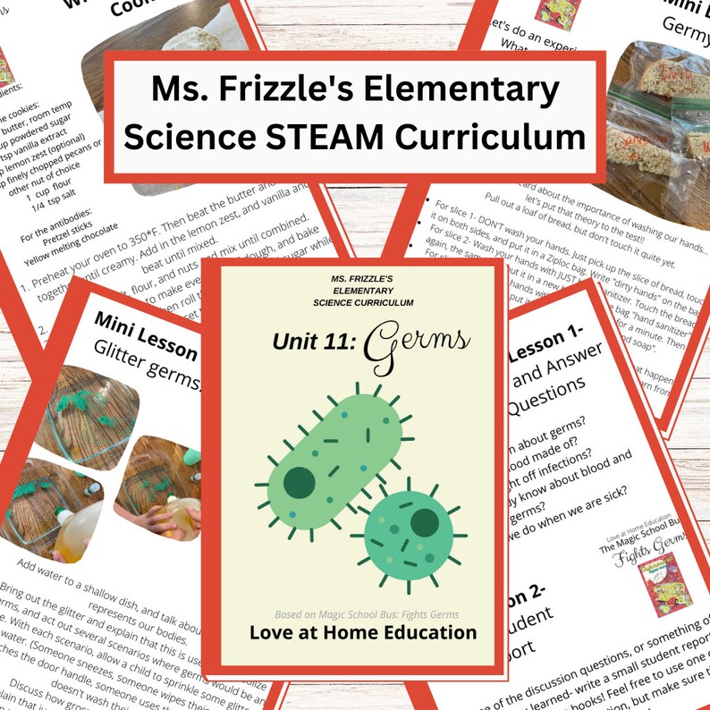 Ms. Frizzle's Science Curriculum - Senses Unit Study (digital Download ...