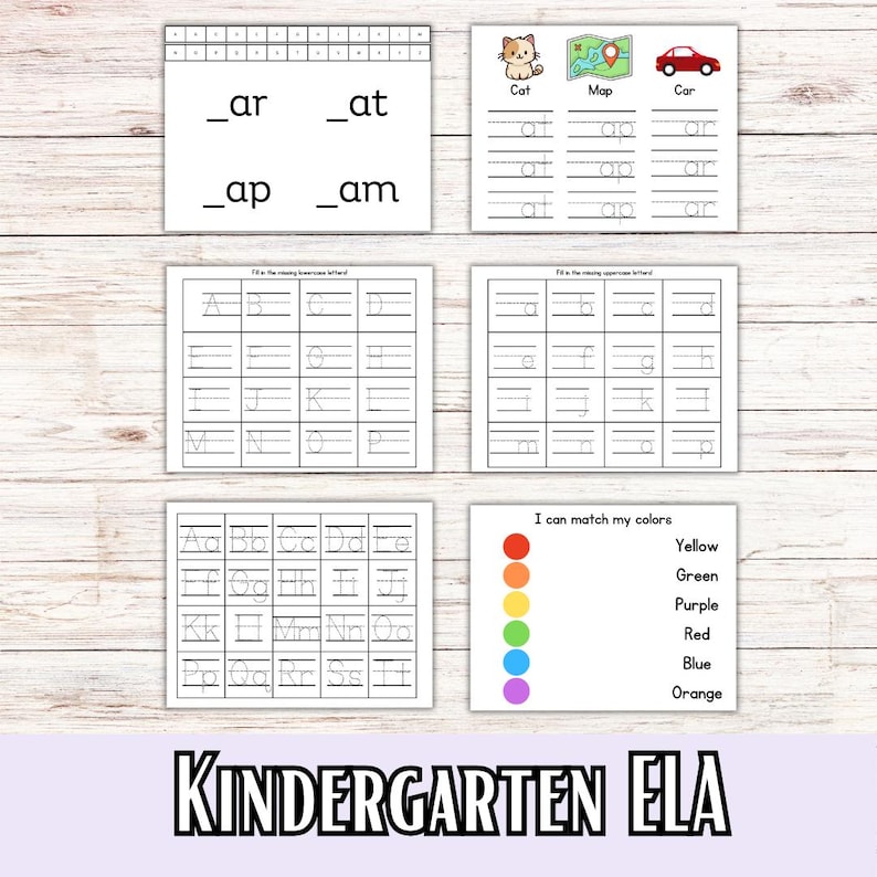 My Kindergarten Workbook: Reuse Over and Over! Homeschool, Public ...