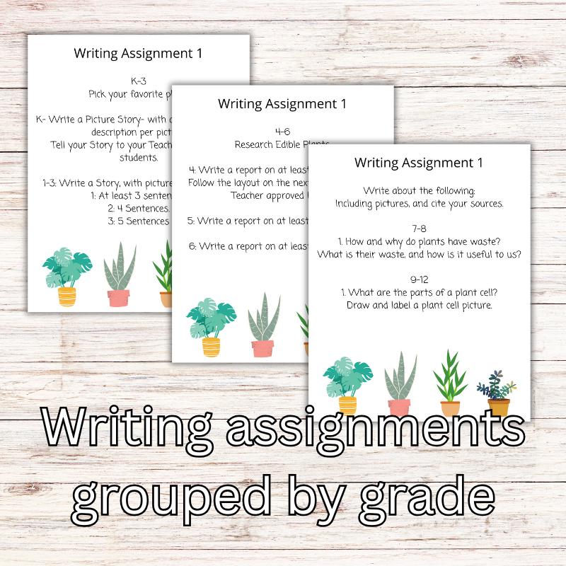 K-12 Botany Unit Study, Homeschool Curriculum (digital Download) - Etsy