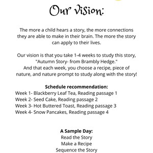 Brambly Hedge Winter Story Book Guide, Homeschool Literature and ...