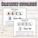 All About Me Pages Personalized Name, Age Listing for Preschoolers and ...