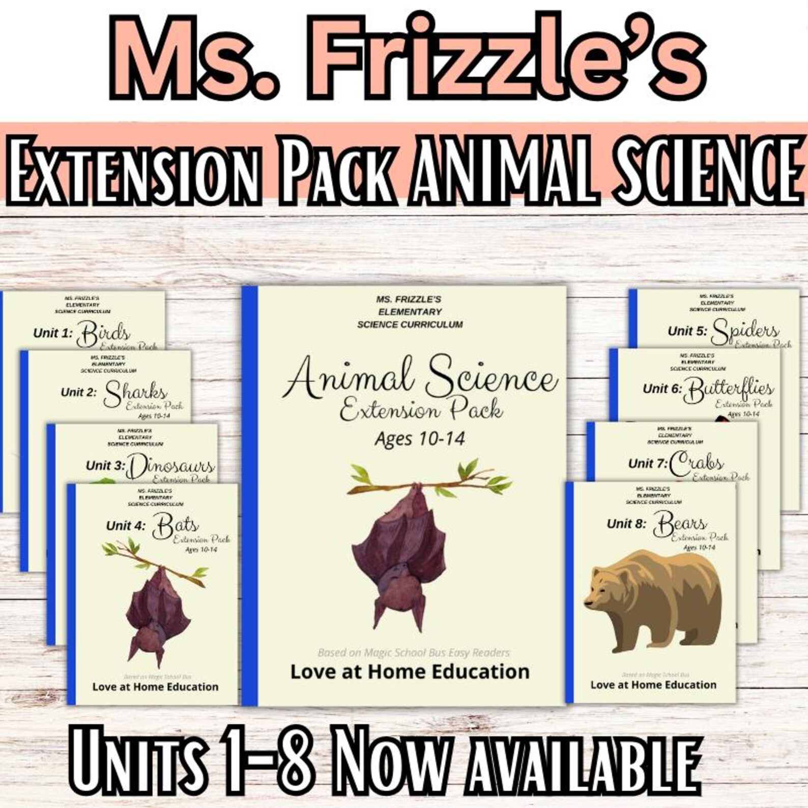 Ms. Frizzle Science Curriculum Extension Pack – 20 Units (digital ...