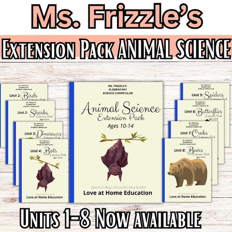 Ms. Frizzle Science Curriculum Extension Pack – 20 Units (digital ...