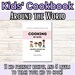 Kids Cookbook, Recipes Around the World, Distance Learning, Cooking ...