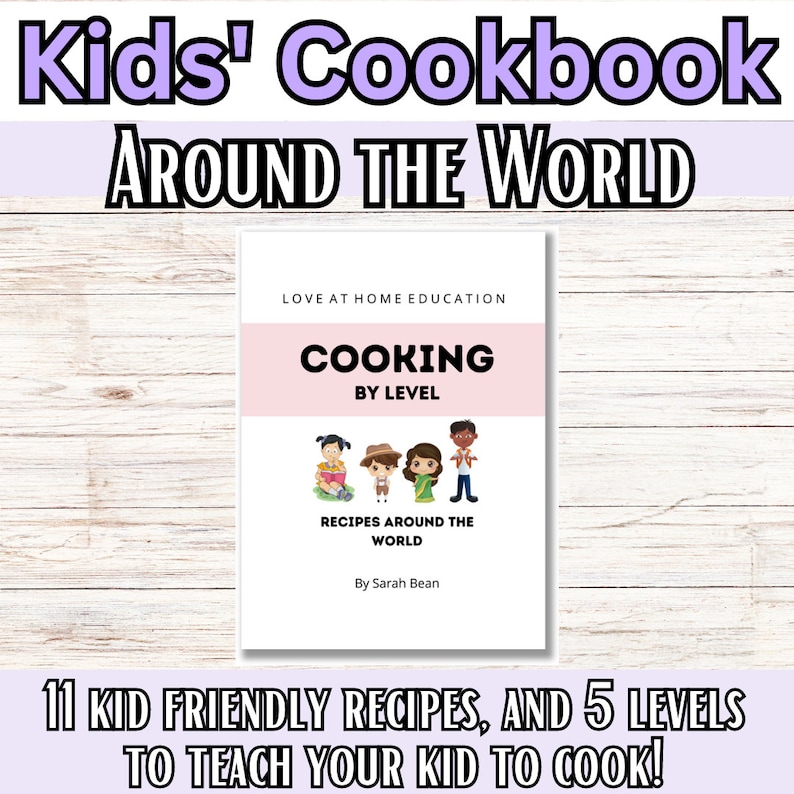 Kids Cookbook, Recipes Around the World, Distance Learning, Cooking ...