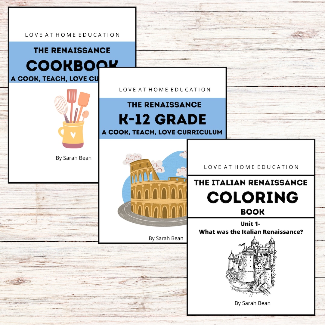 BUNDLE Renaissance History Unit | K-12 Grades | 5 Units | Homeschool ...