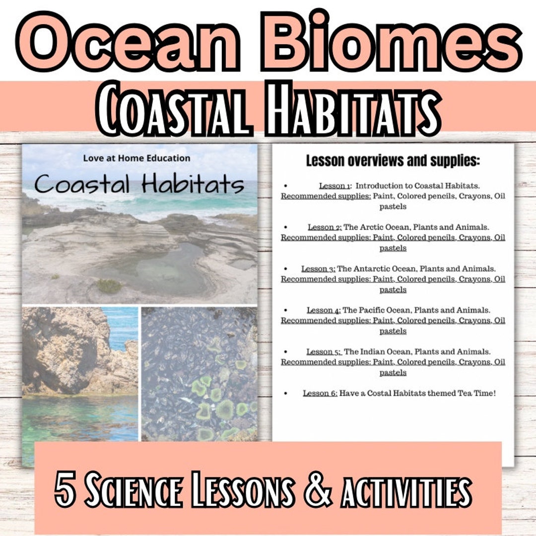 Ocean Biomes- Coastal Habitats- Unit 1 | Elementary Science ...