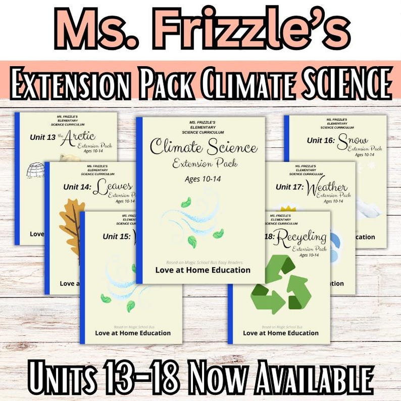 Ms. Frizzle's Birds Homeschool Science Curriculum - Unit 1 (digital ...