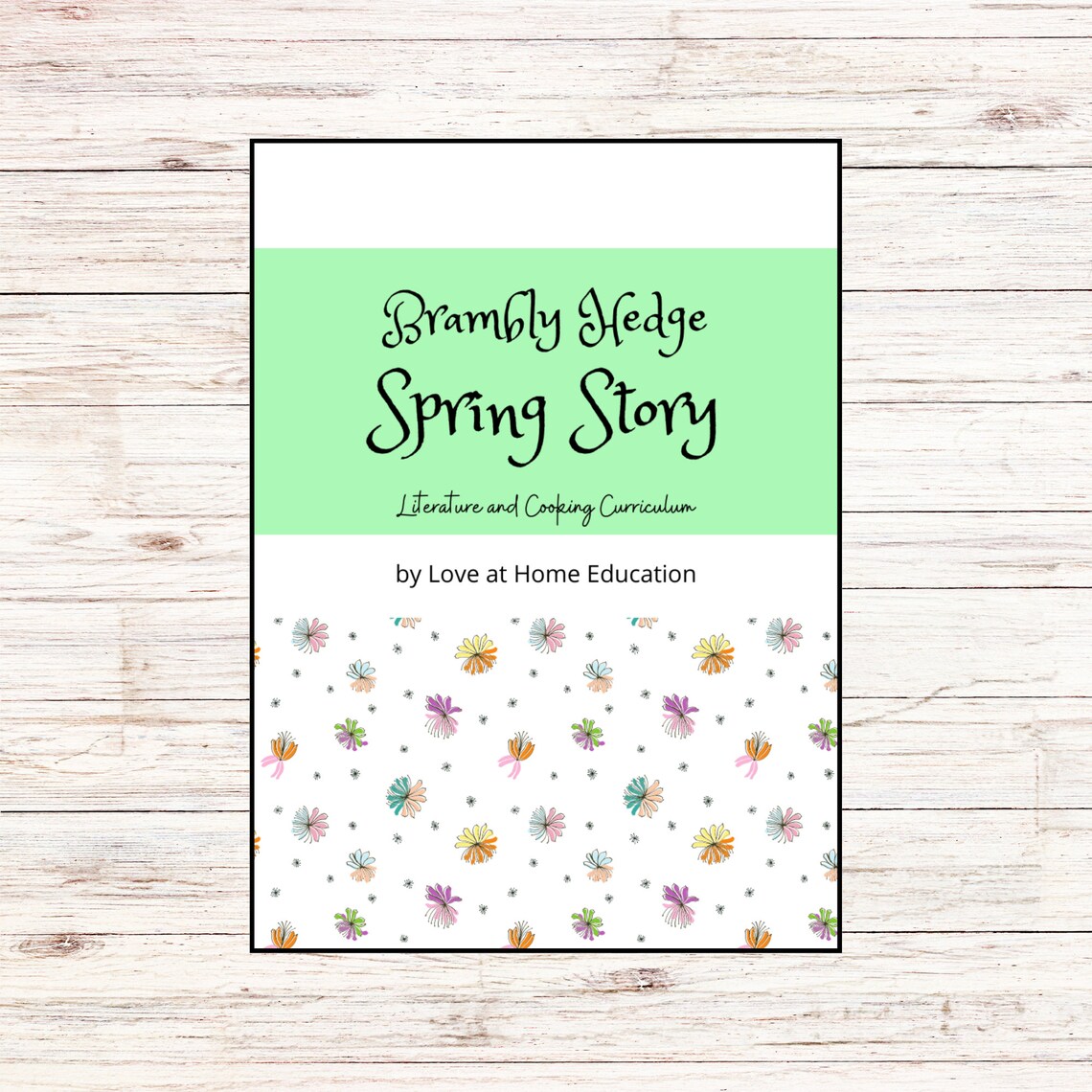 Brambly Hedge Summer Story Book Guide, Homeschool Literature and ...