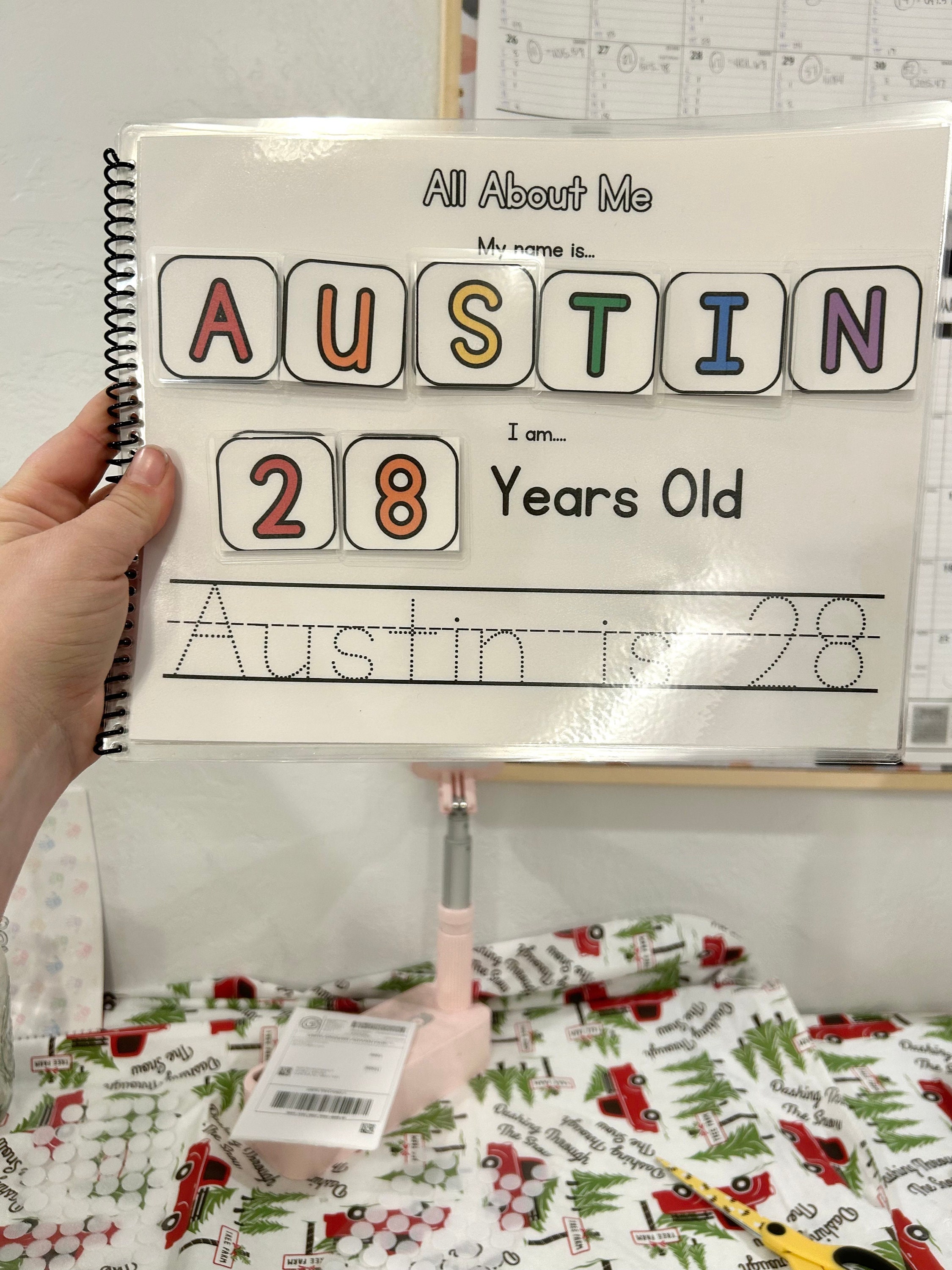 All About Me Pages Personalized Name, Age Listing for Preschoolers and ...