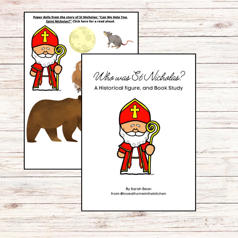 St Nicholas Unit Study Christmas Unit Studies Santa Claus Christmas ...