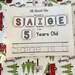 All About Me Pages Personalized Name, Age Listing for Preschoolers and ...