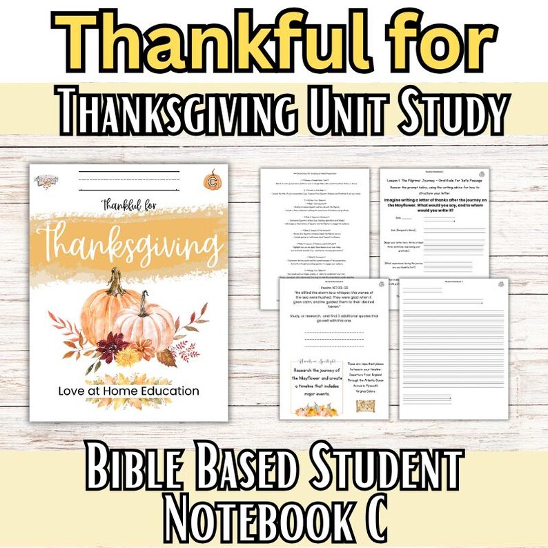 Teachers' Guide- Faith and Secular- Thankful for Thanksgiving ...