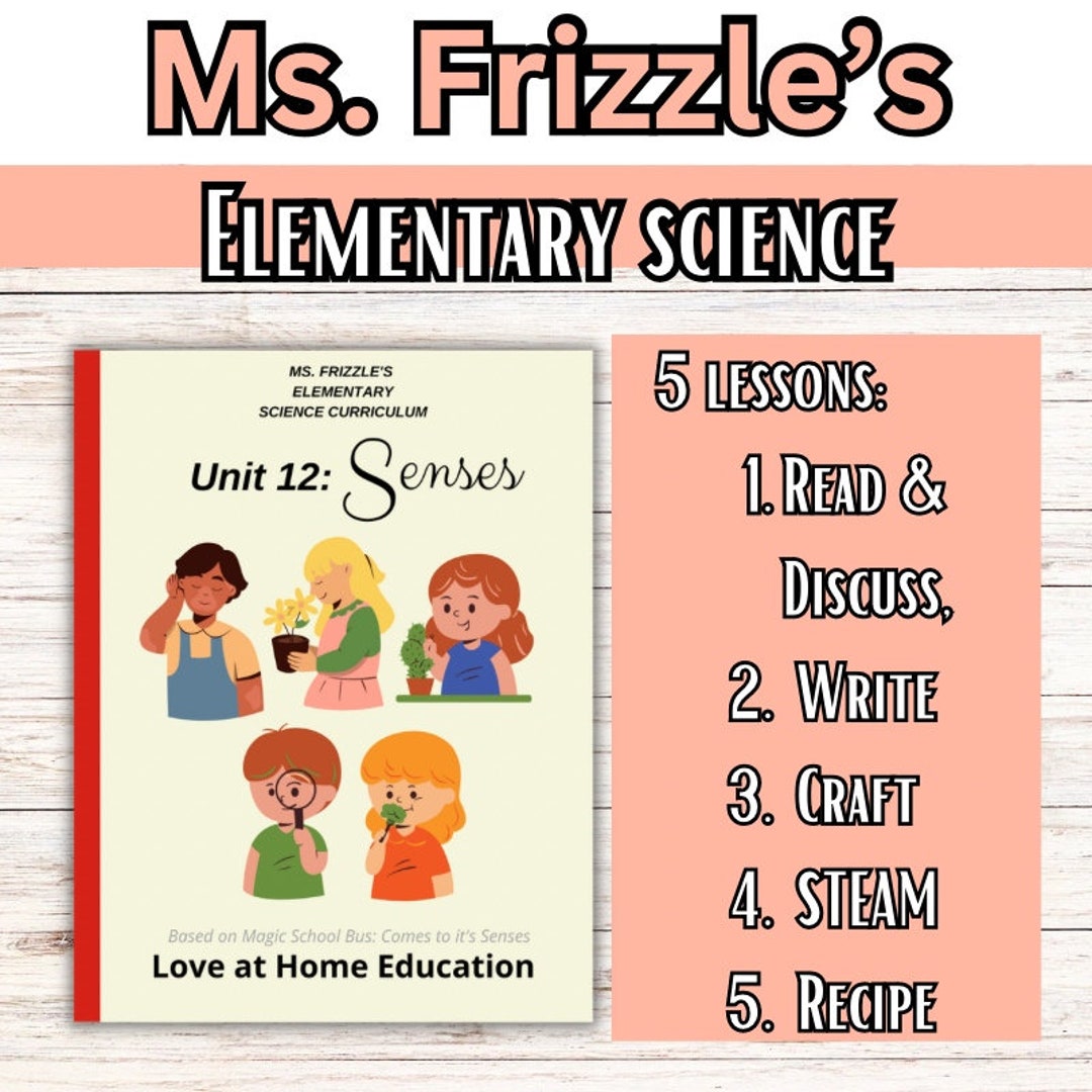 Ms. Frizzle's Science Curriculum - Senses Unit Study (digital Download ...