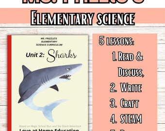Shark Life Cycle Poster Shark Unit Study Busy Book - Etsy