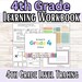 My 4th Grade Workbook: Reuse Over and Over! Homeschool, Public School ...