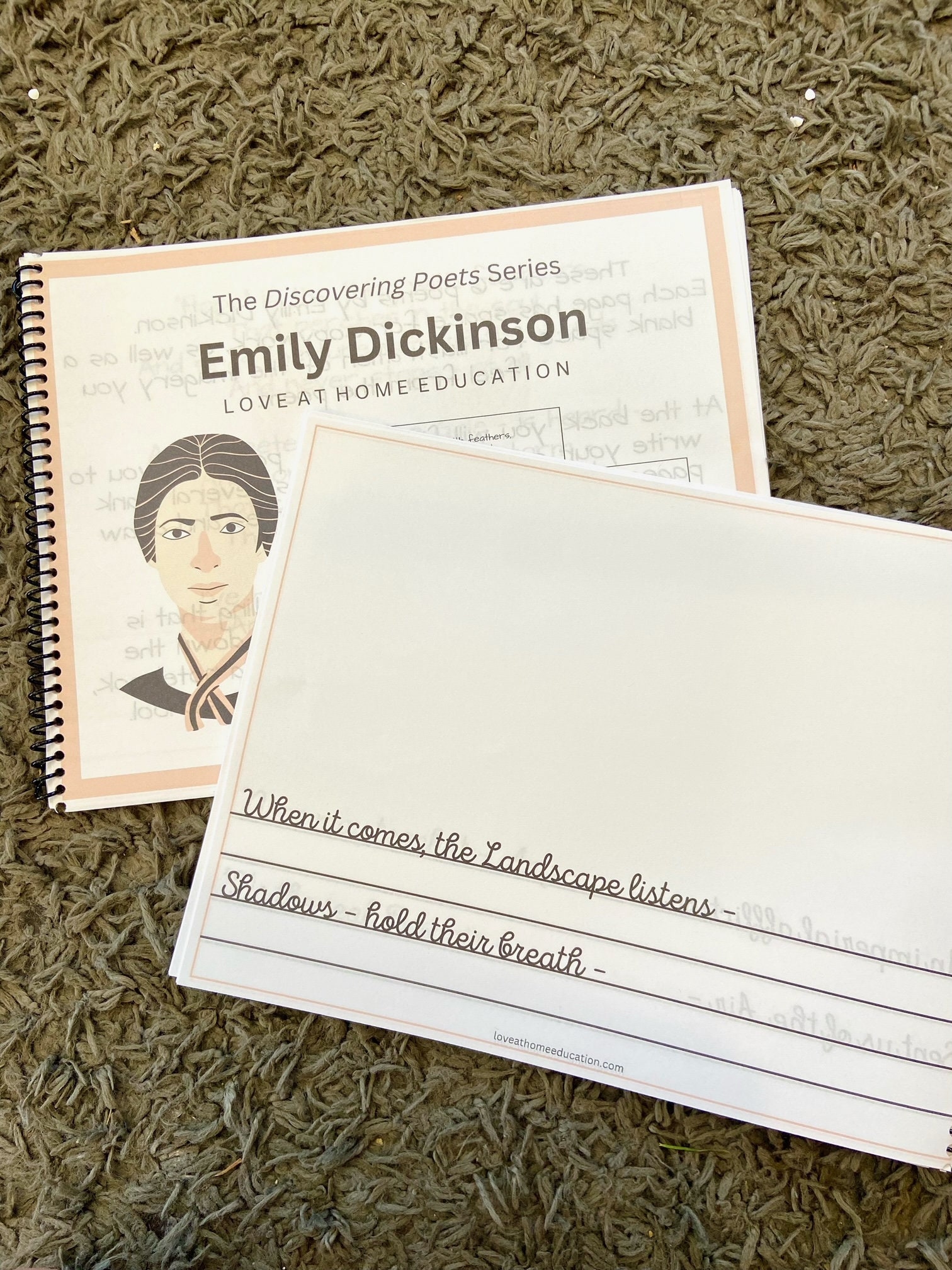Discovering Poets Copywork Series: Emily Dickinson Homeschool Poetry ...