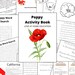 Poppy Activity Book (remembrance Day, Memorial Day, Veterans' Day ...