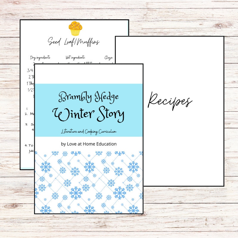 Brambly Hedge Winter Story Book Guide, Homeschool Literature and ...